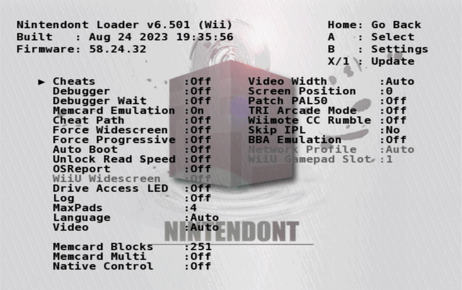 Wii:Nintendont - Hacks Guide Wiki