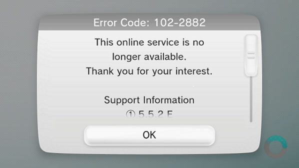 Wii U:Error Codes - Hacks Guide Wiki